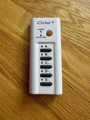 iClicker Plus + Student Classroom Remote Response System Model RLR15 ...