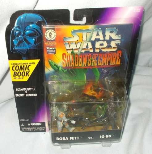 Star Wars Shadows of the Empire Bobo Fett v IG-88 includes Comic Book ...