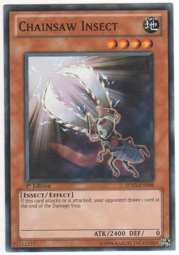 Chainsaw Insect - 5DS3-EN008 - Common - 1st Edition x1 - Lightly Played ...