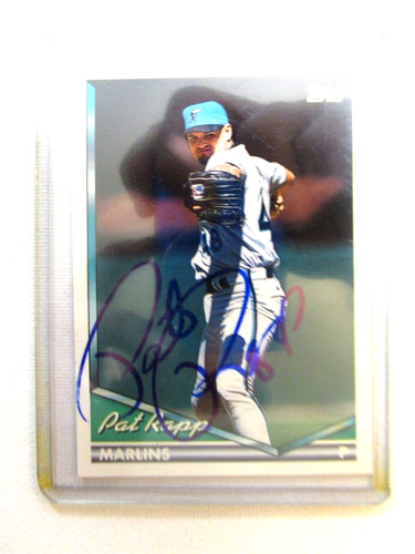 Signed Autographed 1994 Topps #227 Pat Rapp Florida Marlins | eBay