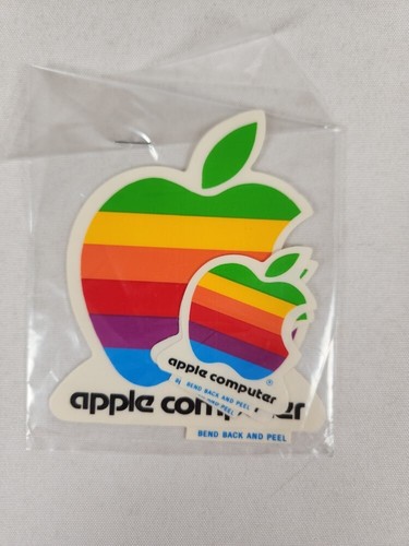 Vintage Apple Computers Macintosh Lot of 41980s Stickers *NOS, Still ...
