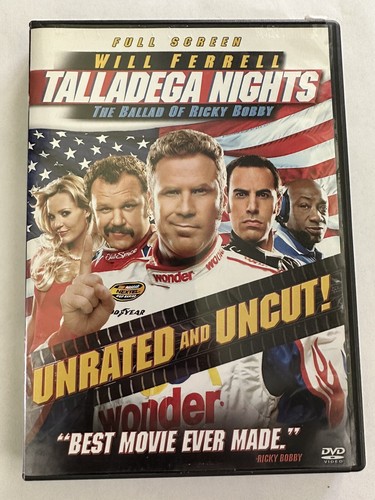 Talladega Nights: The Ballad of Ricky Bobby (DVD, 2006 Unrated, Full ...