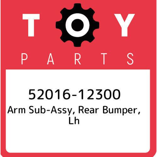 52016-12300 Toyota Arm sub-assy, rear bumper, lh 5201612300, New ...