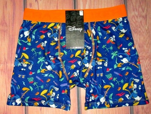 MENS CRAZY BOXER DISNEY DONALD DUCK BLUE BOXER BRIEF SIZE L (36/38) | eBay