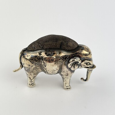 Silver Elephant in Antique Solid Silver Miniatures for sale | eBay