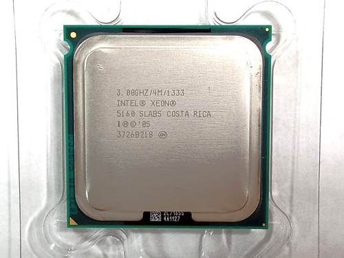 INTEL XEON 5160 3.00GHZ 4M 1333MHZ SLABS SOCKET LGA 771 CPU PROCESSOR ...