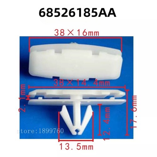 50x OEM 2018-23 Jeep Wrangler JL 2020-23 Gladiator Fender Flare CLIP ...