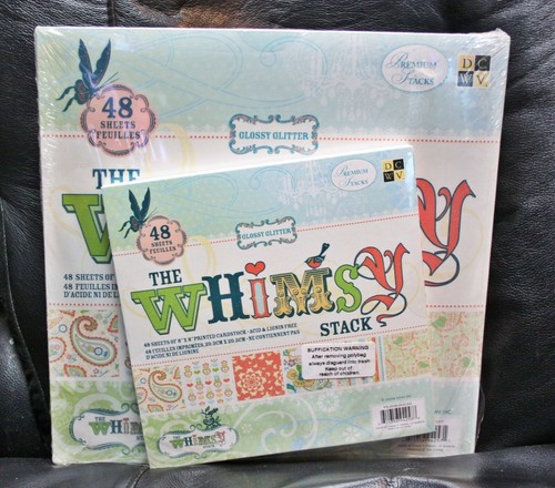 Premium Stacks, 96 sheets The Whimsy Stack, scrapbook items, new ...