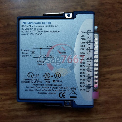 National Instruments NI-9426 NI 9426 780030-01 Digital Input Module D ...