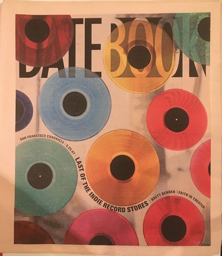 San Francisco Chronicle Newspaper DATEBOOK Pink Section 3/25/07 ...