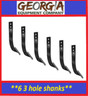 (5) 4 HOLE BOX BLADE SHANK RIPPER SCAFIRE REPLACEMENT 2-1/2" X 3/4"X18 ...
