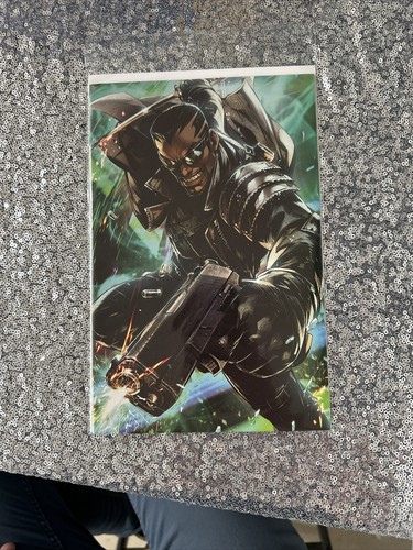 THE AVENGERS 19 Marvel Comics 2019 Battle Lines BLADE Variant Edition ...