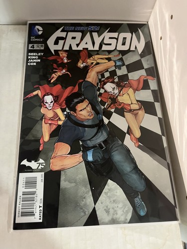 Grayson Comic 4 The New 52 Cover A First Print 2015 Tim Seeley Mikel ...