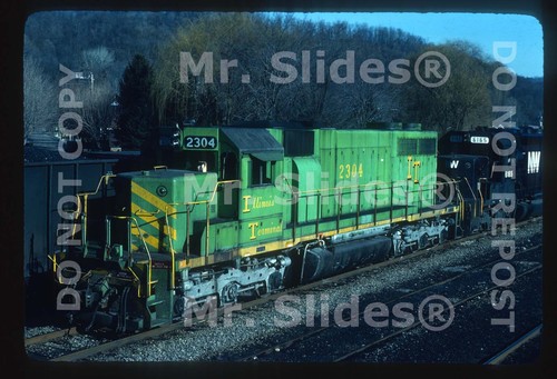 Original Slide ITC Illinois Terminal SD39 2304 Dillonvalle OH 1982 | eBay