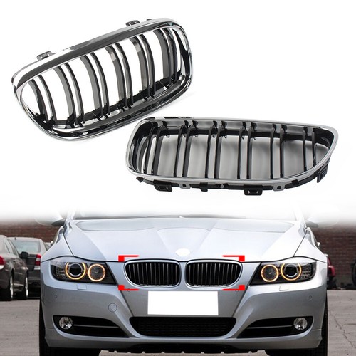 For BMW 3 Series E90 E91 08-12 Front Kidney Grill Grille 51137201969 ...