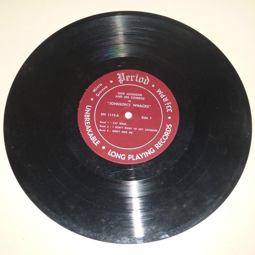 JAZZ 33RPM 10" LP RECORD ONLY - OSIE JOHNSON AND HIS COMBOS - PERIOD ...