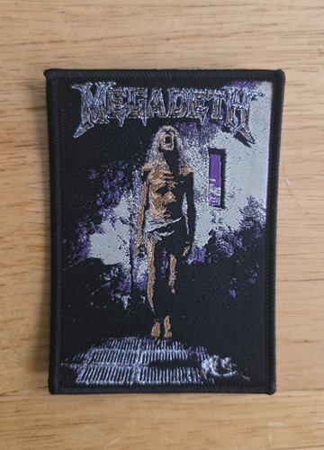 Megadeth Countdown To Extinction Black Border Woven Patch | eBay