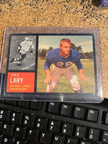 1962 TOPPS YALE LARY #56 LIONS | eBay