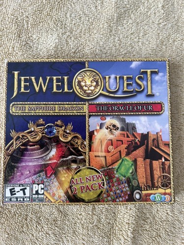 Jewel Quest The Sapphire Dragon, The Oracle of Ur 2 Pack! PC Game! | eBay