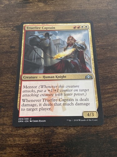 Truefire Captain 209/259 Guilds of Ravnica Magic The Gathering MTG ...