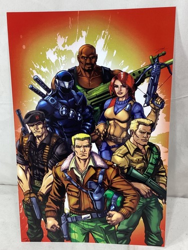 GI Joe Team 11x17 Picture Poster Snake Eyes Duke 1986 Comic Book ...