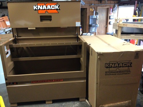 KNAACK Jobsite Steel Storage Piano Toolbox 49” W X 30” L X 60” H Model ...