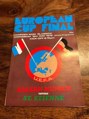 Football European Club European Cup Fixture Programmes (1960s) for sale ...