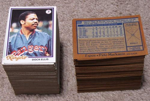 1978 Topps Baseball (Cards 201 - 400) (Pick Choose Complete) | eBay