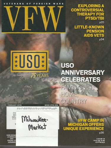 VFW Veterans Of Foreign Wars Magazine February 2016 Free & Fast SnH ...