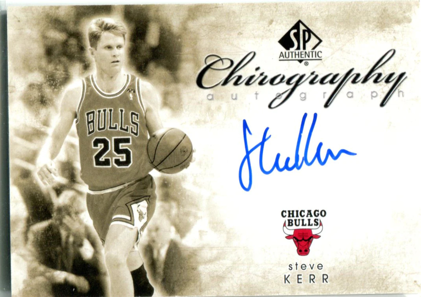 Steve Kerr Autographed Memorabilia | Signed Photo, Jersey, Collectibles ...