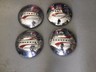 10-1/8 CHROME BABY MOONS Moon Center Hub Caps Steel Wheel Cover Hot Rod ...