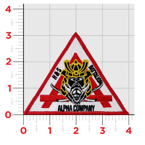 MARINES H&S INSTALLATION ALPHA COMPANY EMBROIDERED HOOK & LOOP PATCH | eBay