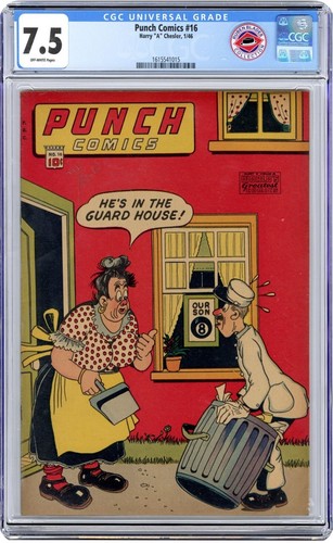 Punch Comics #16 - Dynamic Publications 1946 Golden Age Issue - CGC VF ...