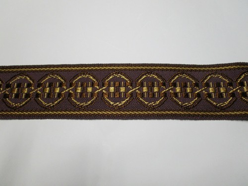 13 1/2 yards 2" Flat Woven Braid -BROWNS- Decorative Drapery Fabric ...