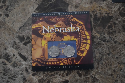 State Quarters - Coins of America U.S. Minted Quarter Dollar Nebraska ...