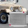FOR 72-86 JEEP CJ CJ5/CJ6/CJ7 3-ROW FULL ALUMINUM CORE RACING COOLING ...