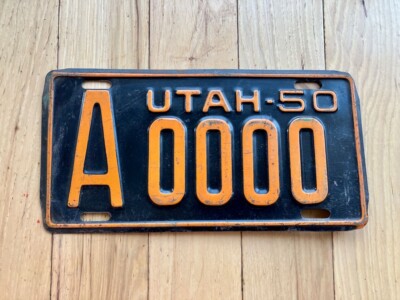 Collectible Utah License Plates for sale | eBay