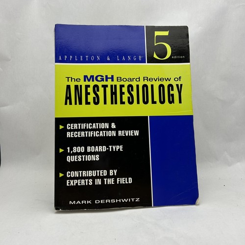 The MGH Board Review of Anesthesiology Paperback 9780838563489| eBay