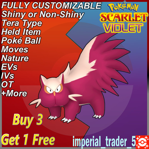 Pokémon Scarlet and Violet Shiny Stunky W/ Best 6IV Customizable | eBay