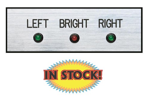 Ron Francis LB-5 - Dash Indicator Plate with Turn and Hi Beam LEDs | eBay