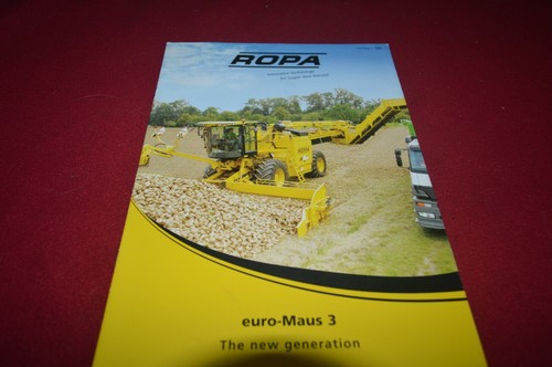 Ropa Sugar Beet Harvesters Brochure FCCA | eBay