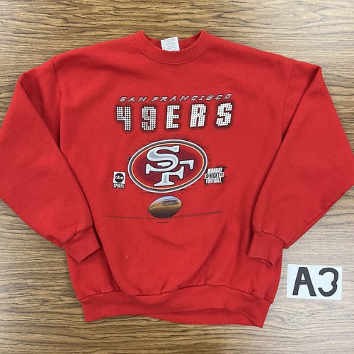vintage 90s 49ers niners mens large monday night football sweatshirt ...