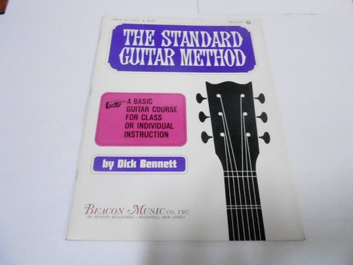1965 (NOS) THE STANDARD GUITAR METHOD vintage music song book | eBay