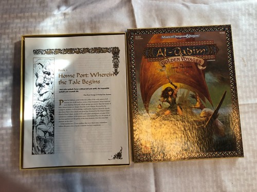 Al-Qadim: Golden Voyages Boxed Set ALQ1 9366 NM Al-Qadim TSR AD&D D&D ...