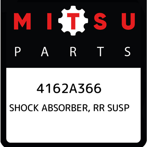 4162A366 Mitsubishi Shock absorber, rr susp 4162A366, New Genuine OEM ...