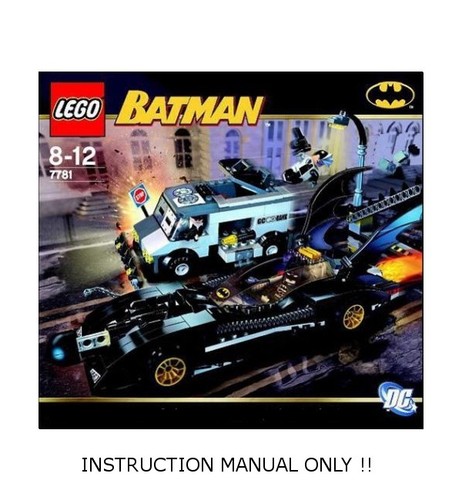 INSTRUCTION MANUAL for LEGO 7781 - BATMAN The Batmobile: Two-Face's ...