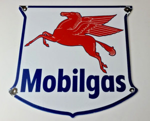 vintage mobil gas signs products for sale | eBay