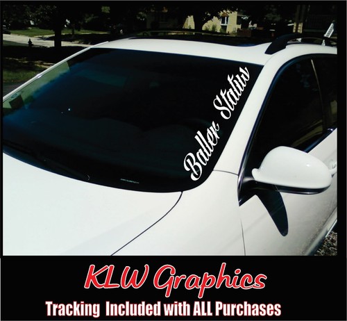 Baller Status Decal Sticker JDM Drift Stance Ballin Turbo Diesel Truck ...