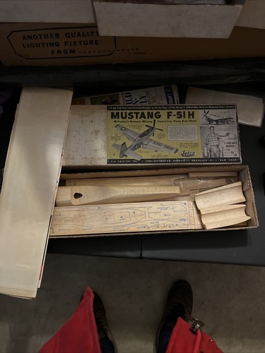 True Vintage Jetco Mustang F-51 H Control Line Kit | eBay