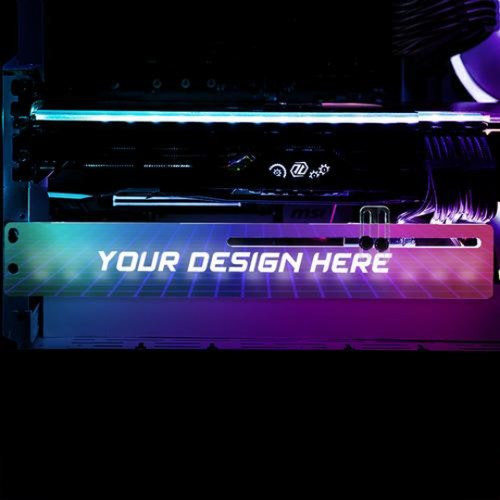 Custom RGB GPU Support Bracket (Addressable RGB Controller Kit Included ...